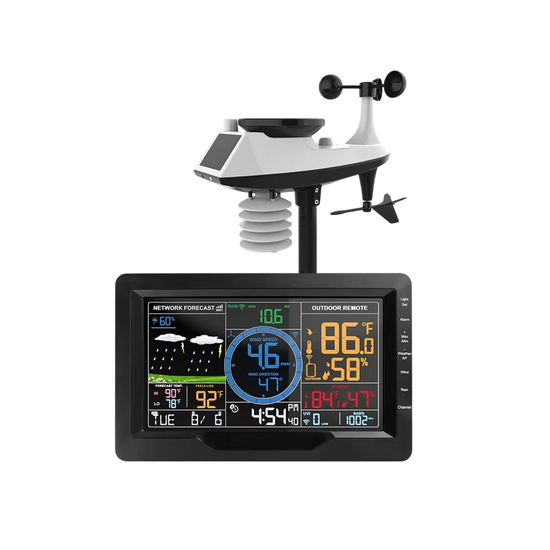 TaciAtmos Digital Outdoor Thermometer – Wireless Weather Station, High ...